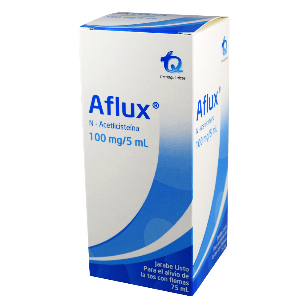 Aflux Jarabe 100 mg / 5 mL Frasco Con 75 mL - Farmacias Medicity
