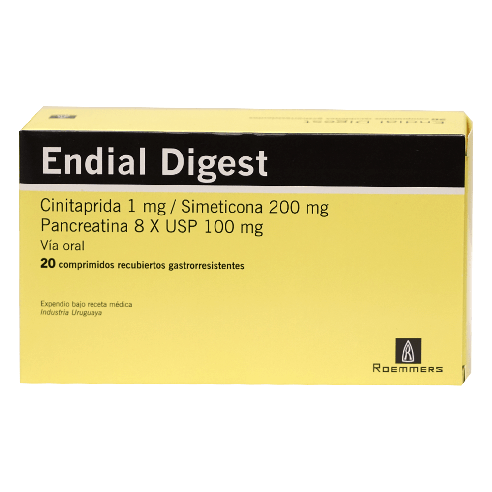 Endial Digest Comprimidos Recubiertos Caja Con 20 Unidades - Farmacias ...