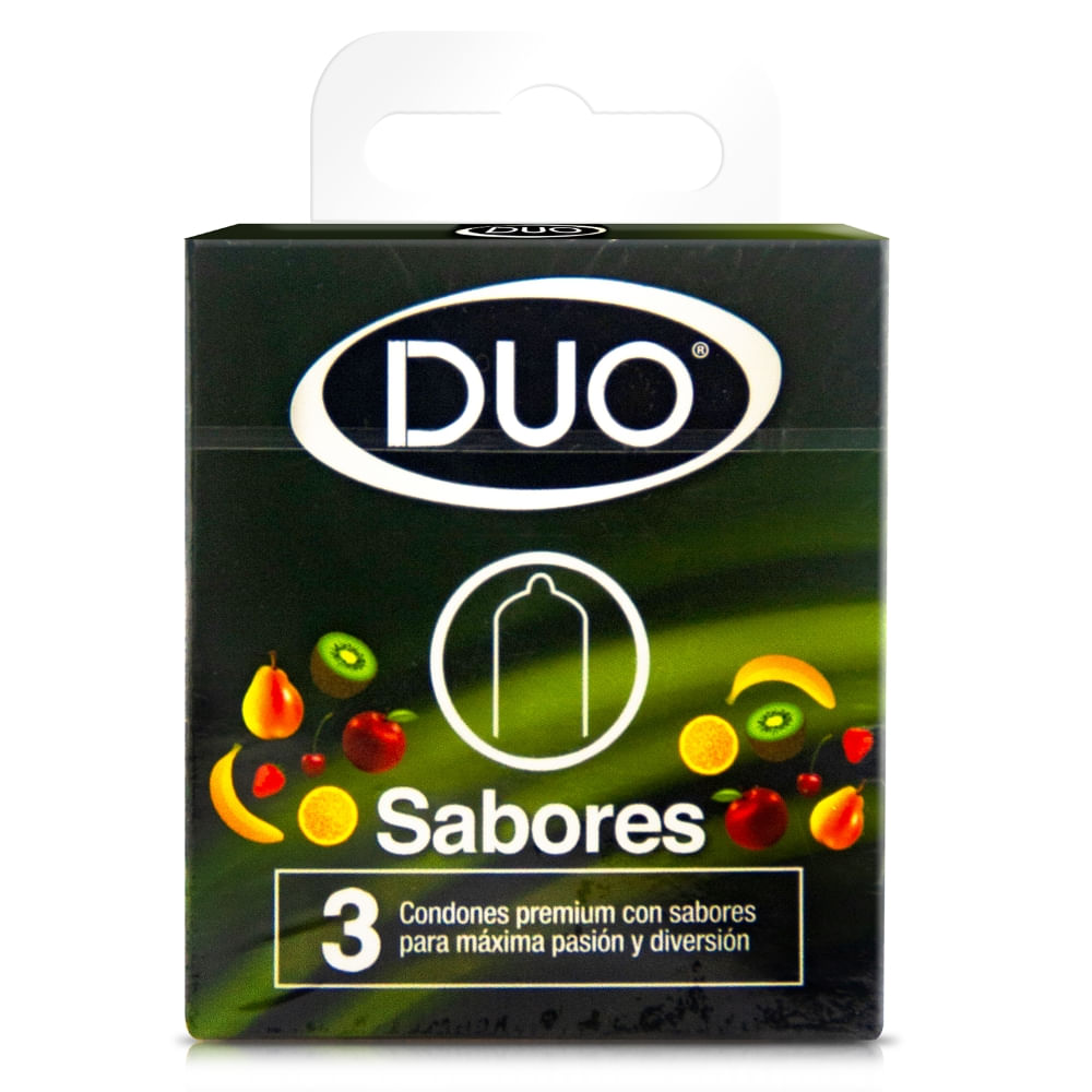 Duo Preservativos Sabores 3 Unidades - Farmacias Medicity
