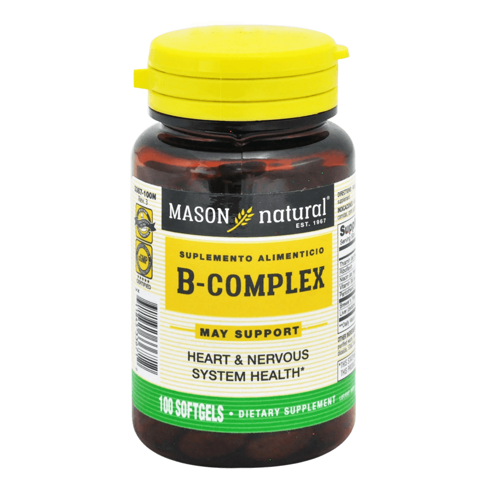 Mason B Complex Cápsula Blanda Frasco 100 Unidades - Farmacias Medicity
