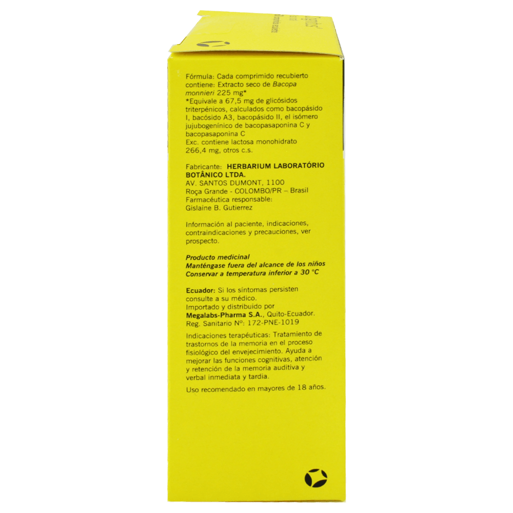 Cognitus Comprimidos Recubiertos 225mg Caja 60 Unidades - Farmacias ...