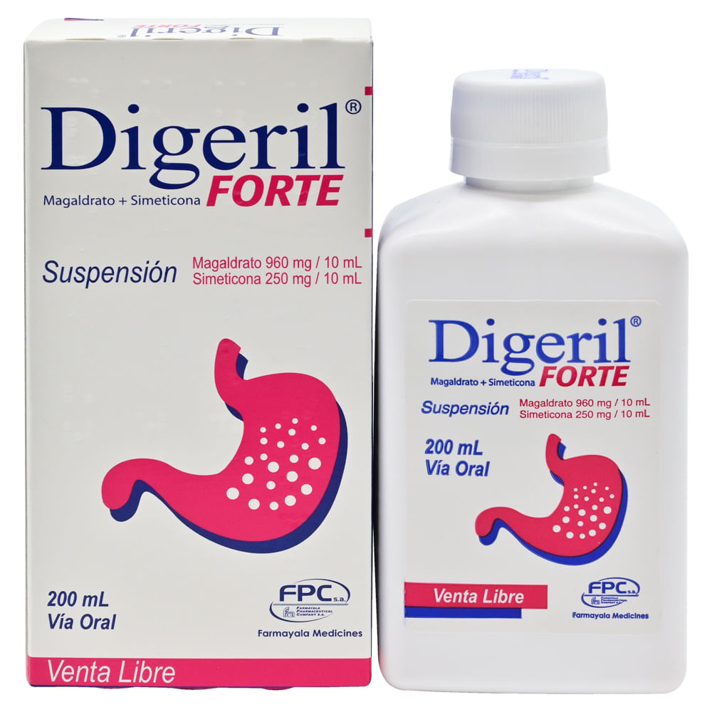 Digeril Forte Suspensión Frasco - Farmacias Medicity