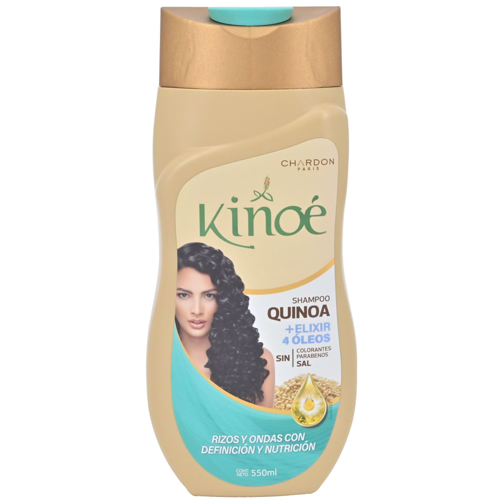 Kinoe Shampoo Quinoa + 4 oleos Rizados-Ondas 550 ml - Farmacias Medicity Kinoe Shampoo Quinoa + 4 oleos Rizados-Ondas 550 ml - Farmacias Medicity