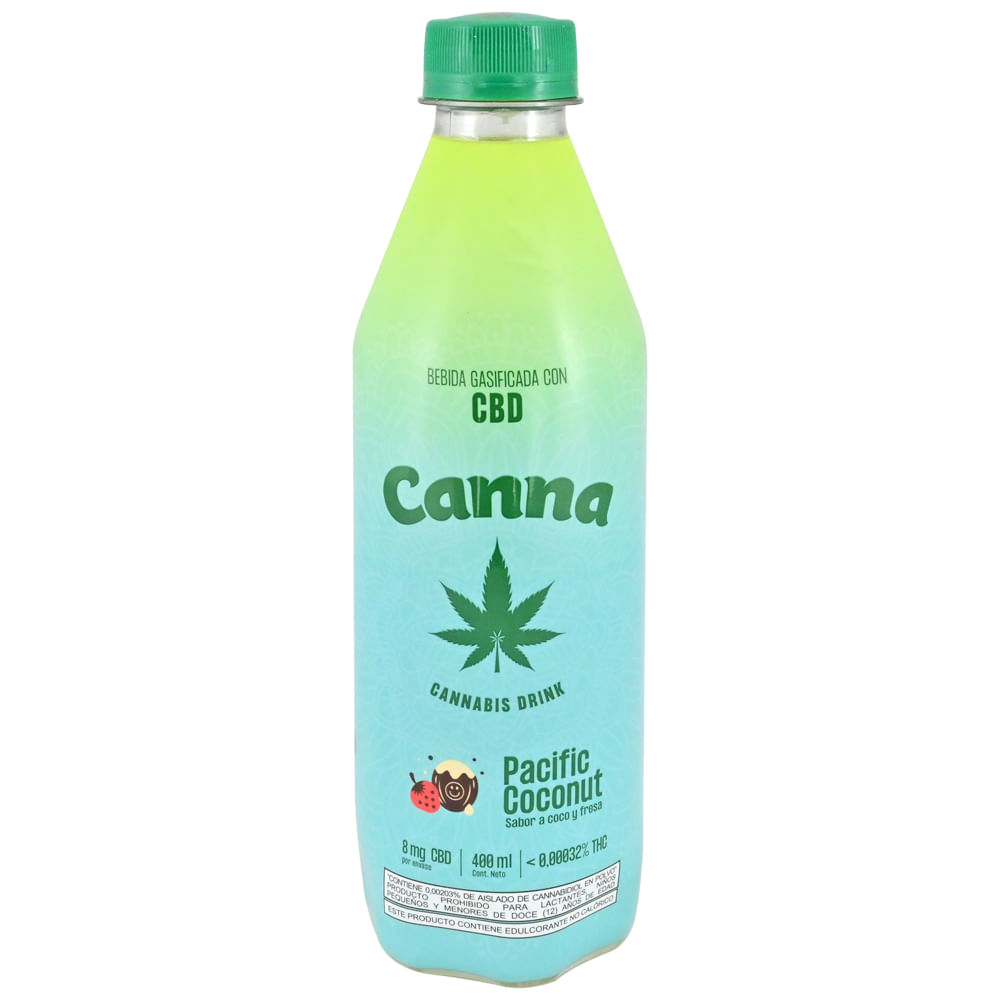 Canna Bebida Con Gas Pacific Coconut 400 ml - Farmacias Medicity
