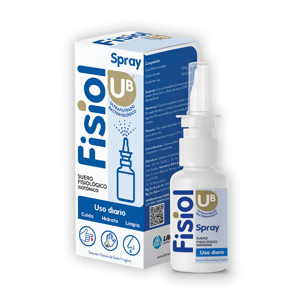 Fisiol Ub Solución Tópica Spray 40 ml - Farmacias Medicity