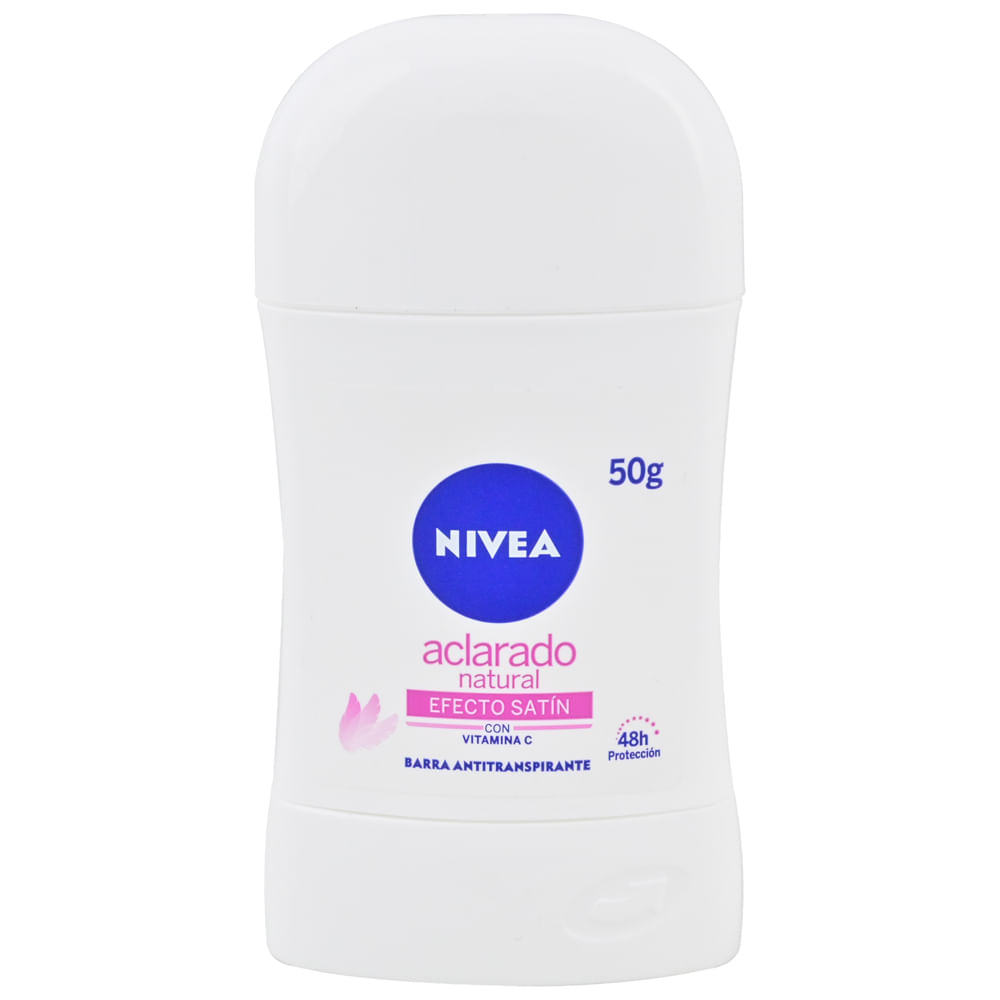 Nivea Desodorante Barra Women Aclarado Natural Efecto Satín 50 g ...