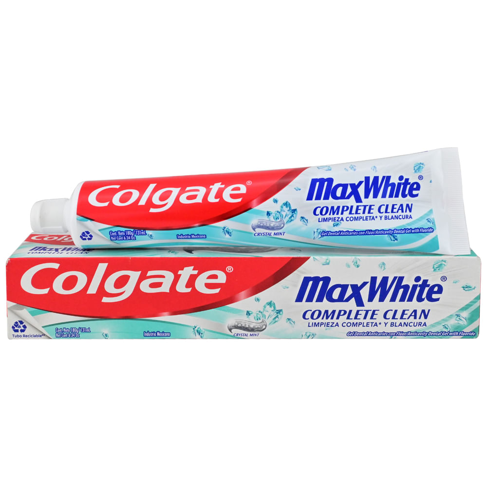Colgate Pasta Dental Max White 131 ml - Farmacias Medicity