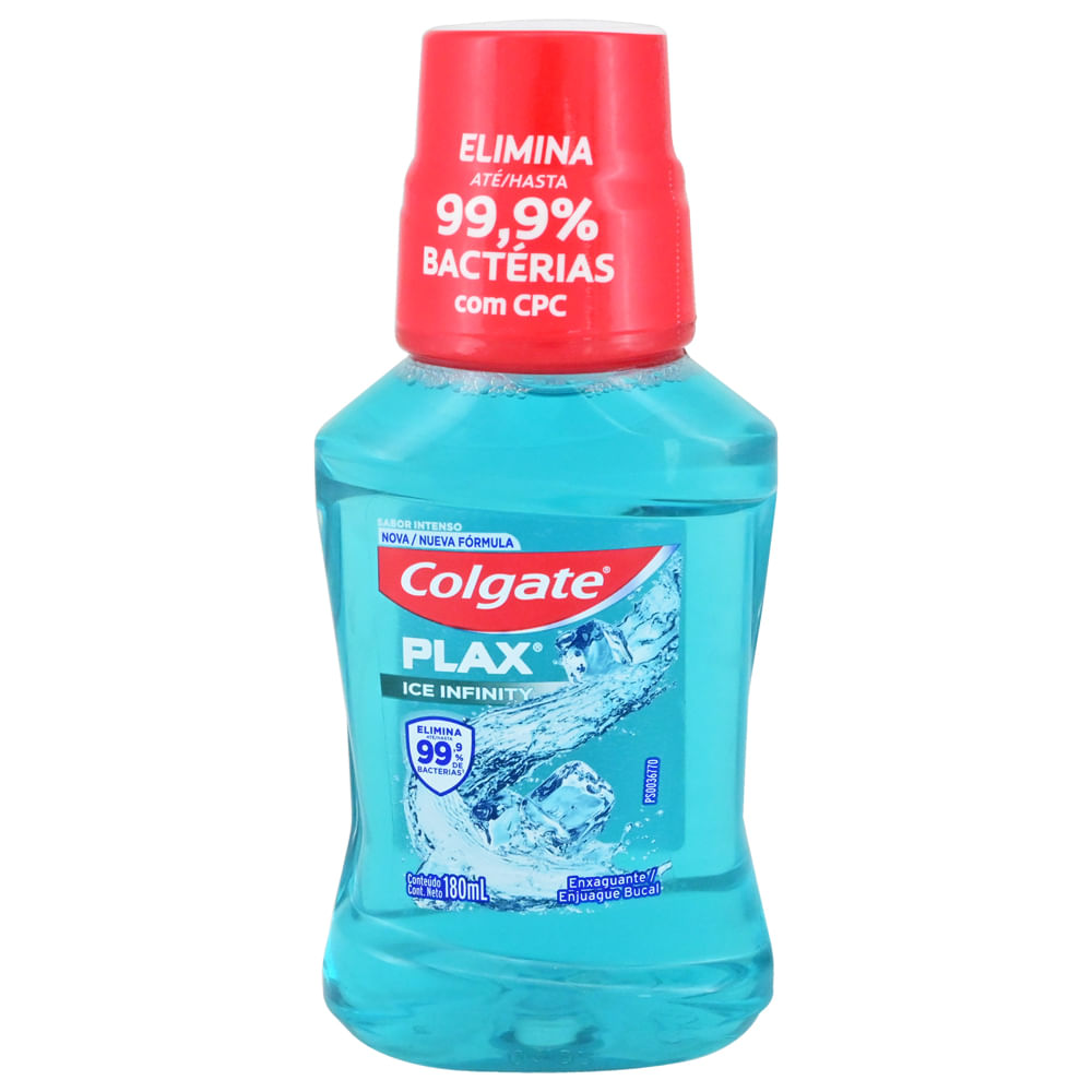 Colgate Enjuague Bucal Plax Ice Infinity 180 ml - Farmacias Medicity