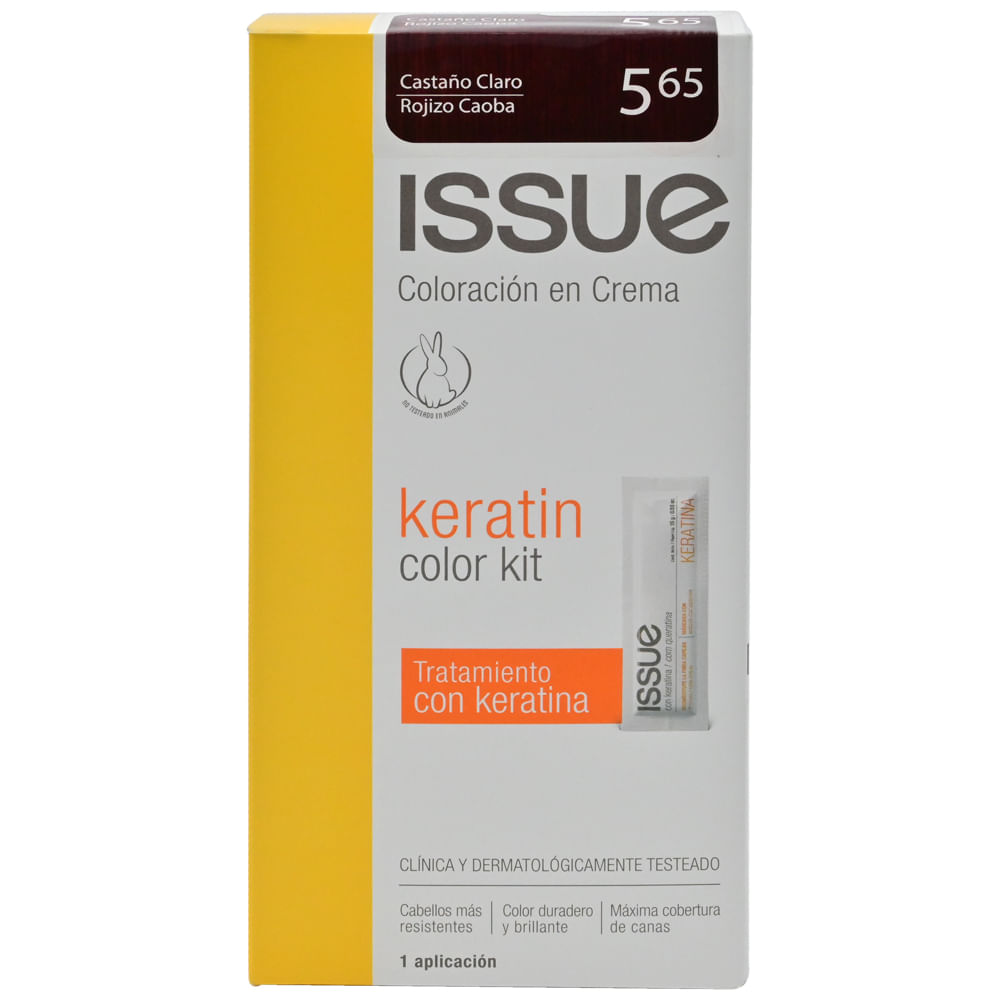 Issue Tinte Capilar Tono Castaño Claro Rojizo Caoba - Farmacias Medicity