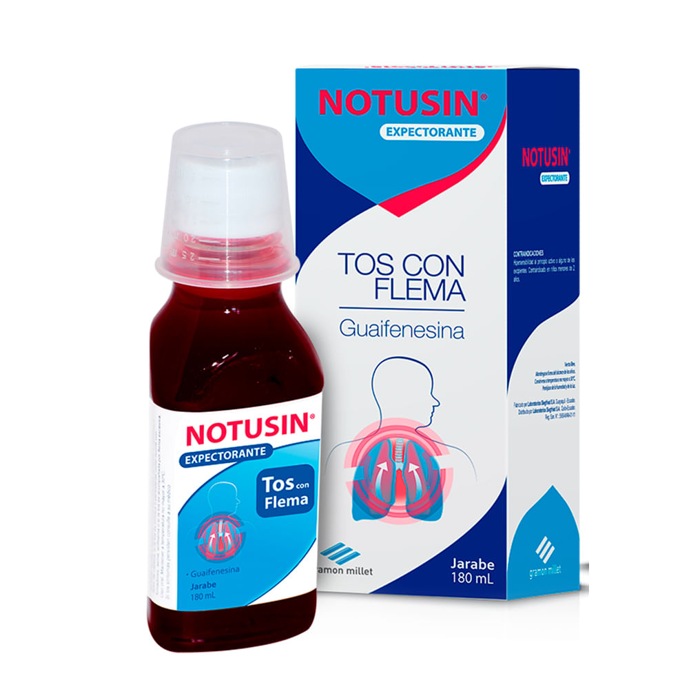 Notusin Expectorante Jarabe Frasco 180 ml - Farmacias Medicity