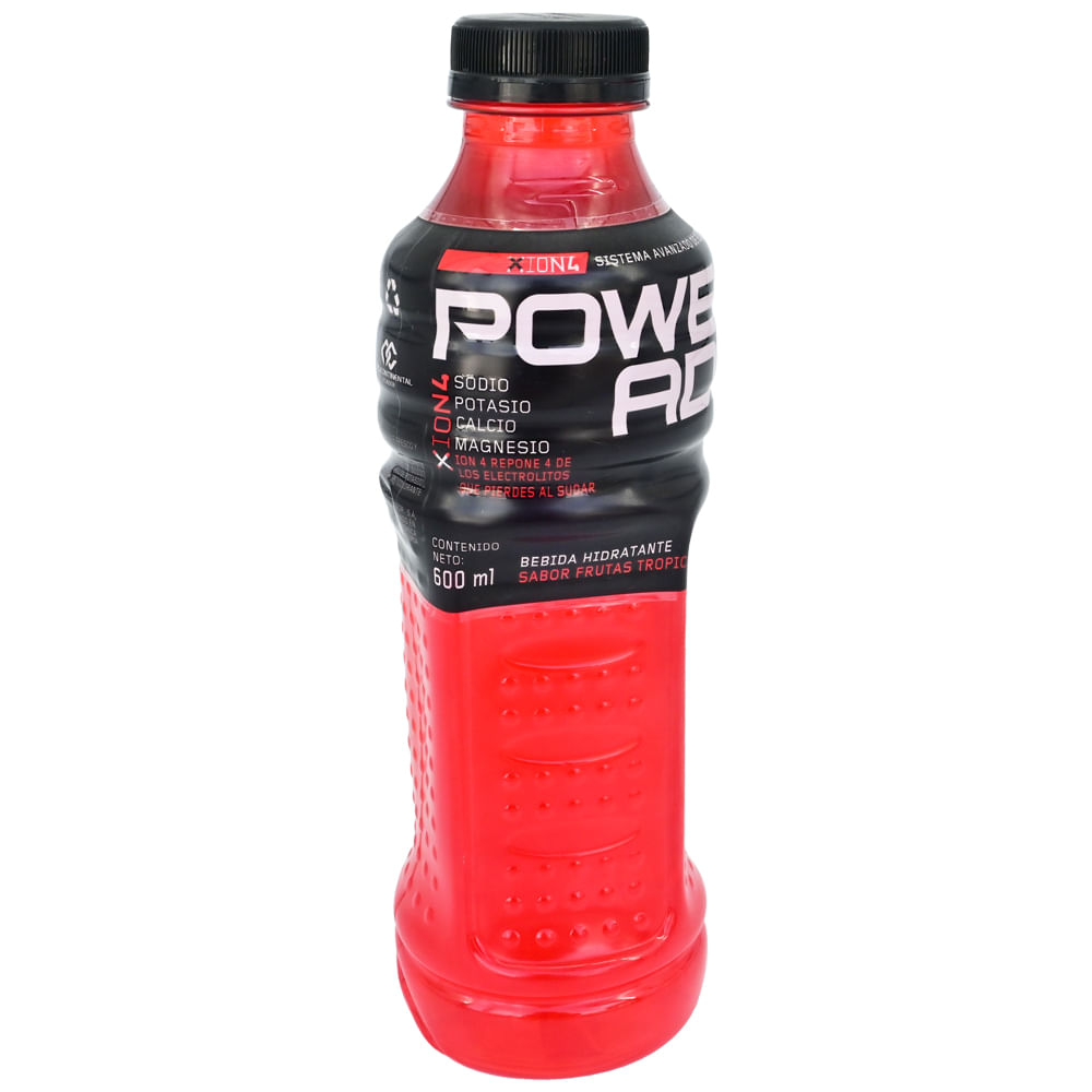 Powerade Bebida Frutas Tropicales Frasco 600 ml - Farmacias Medicity