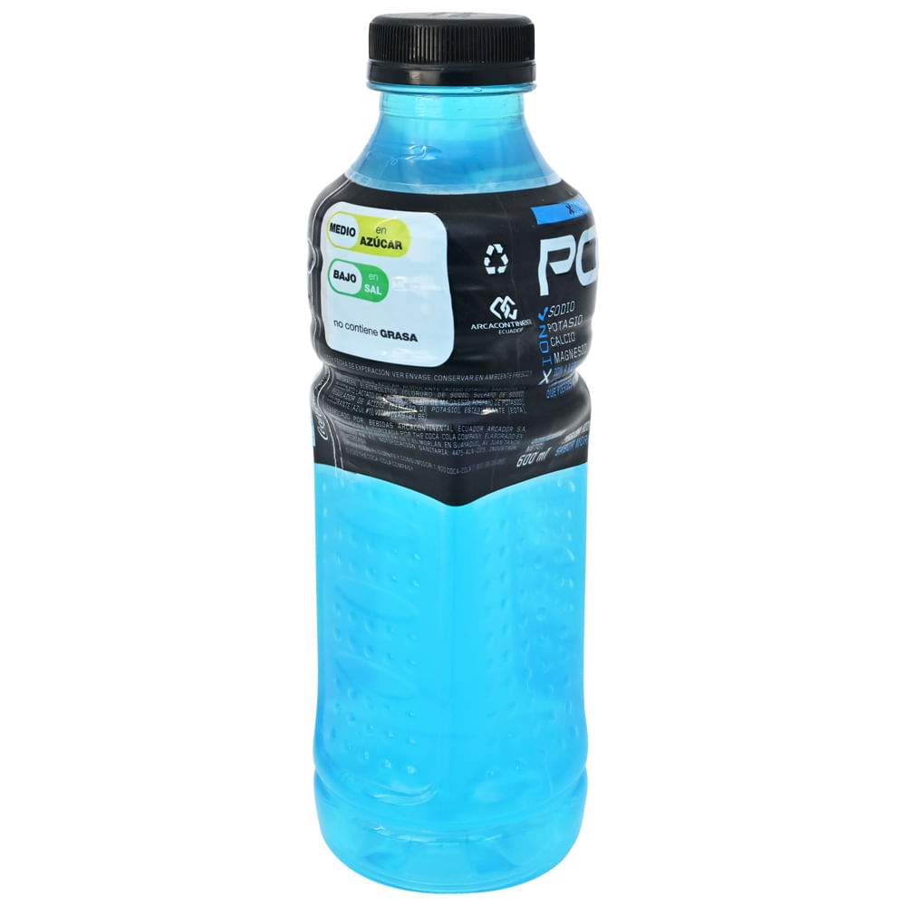 Powerade Bebida Mora Azul 600 ml - Farmacias Medicity