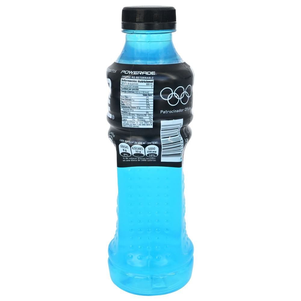 Powerade Bebida Mora Azul 600 ml - Farmacias Medicity