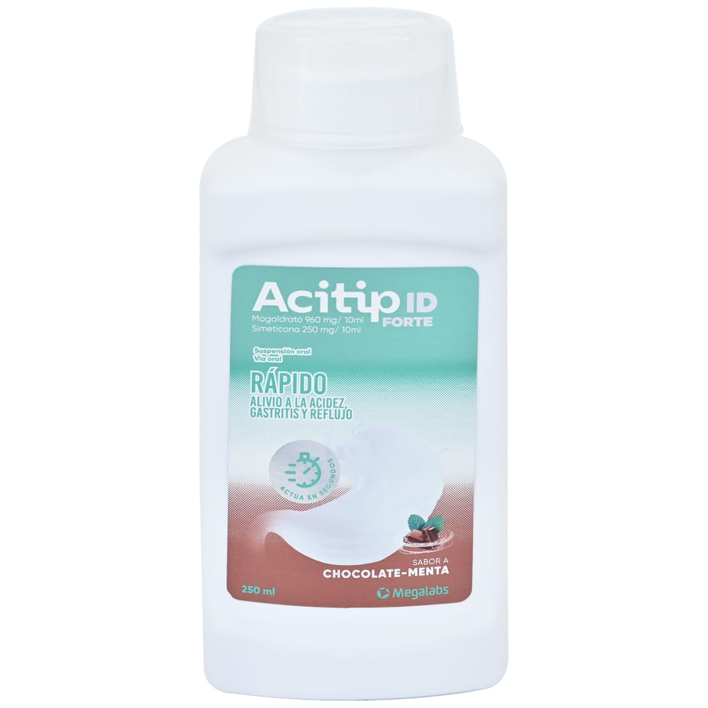 Acitip Id Forte Suspensión Oral 960/250mg/10ml Frasco 250 ml ...