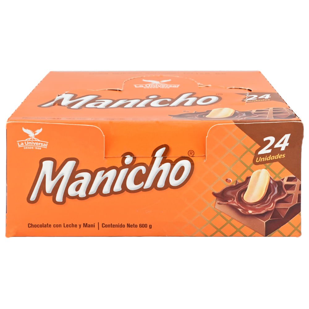 Manicho Chocolate 25 g 24 Unidades - Farmacias Medicity