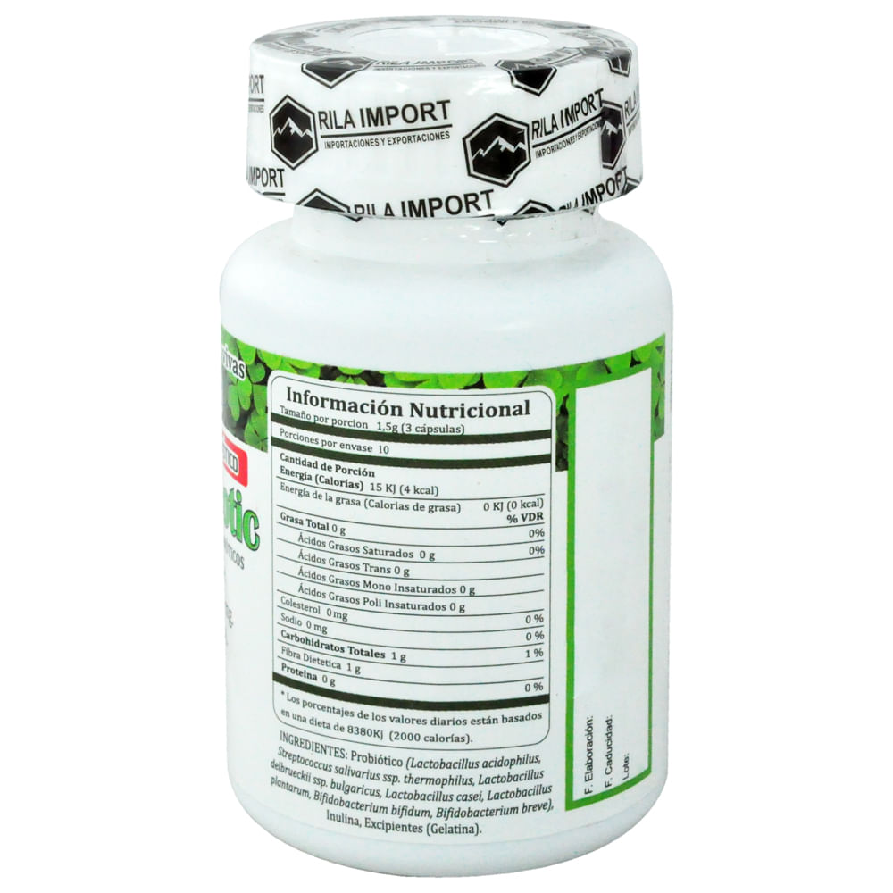 Lactoflor Probióticos 500 mg Frasco 30 Unidades - Farmacias Medicity