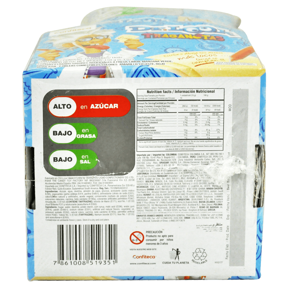 Dr. Look Caramelos Traganotas 10 Unidades - Farmacias Medicity