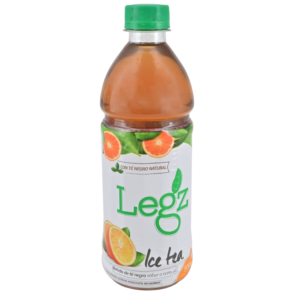 Legz Bebida Ice Tea Naranja 500 ml - Farmacias Medicity