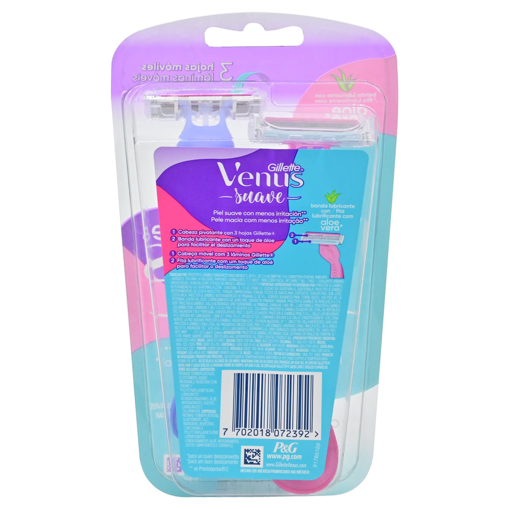 Gillette Venus Af Simply 3 2 Unidades - Farmacias Medicity