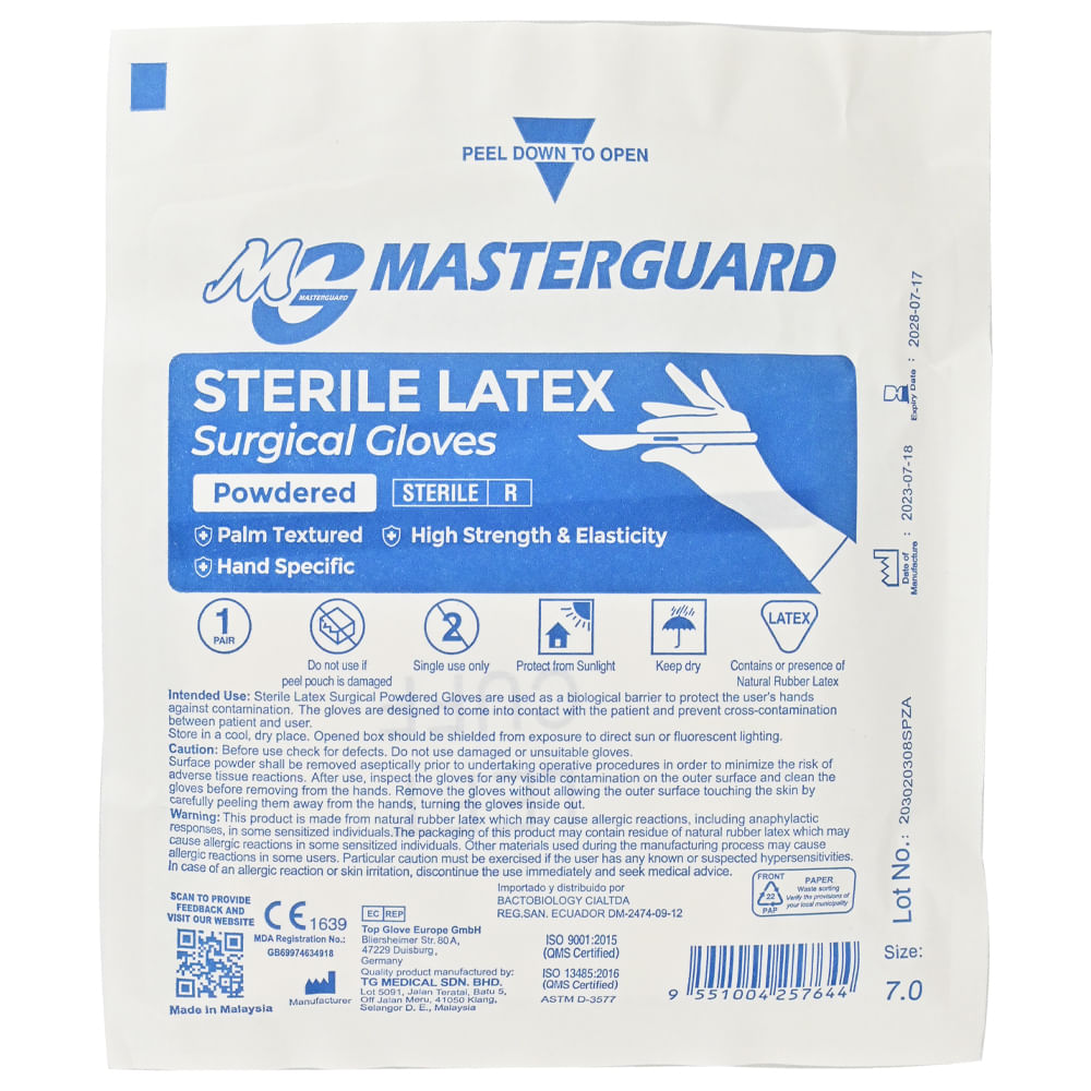 N.Nipro Masterguard Guantes Quirúrgicos - Farmacias Medicity