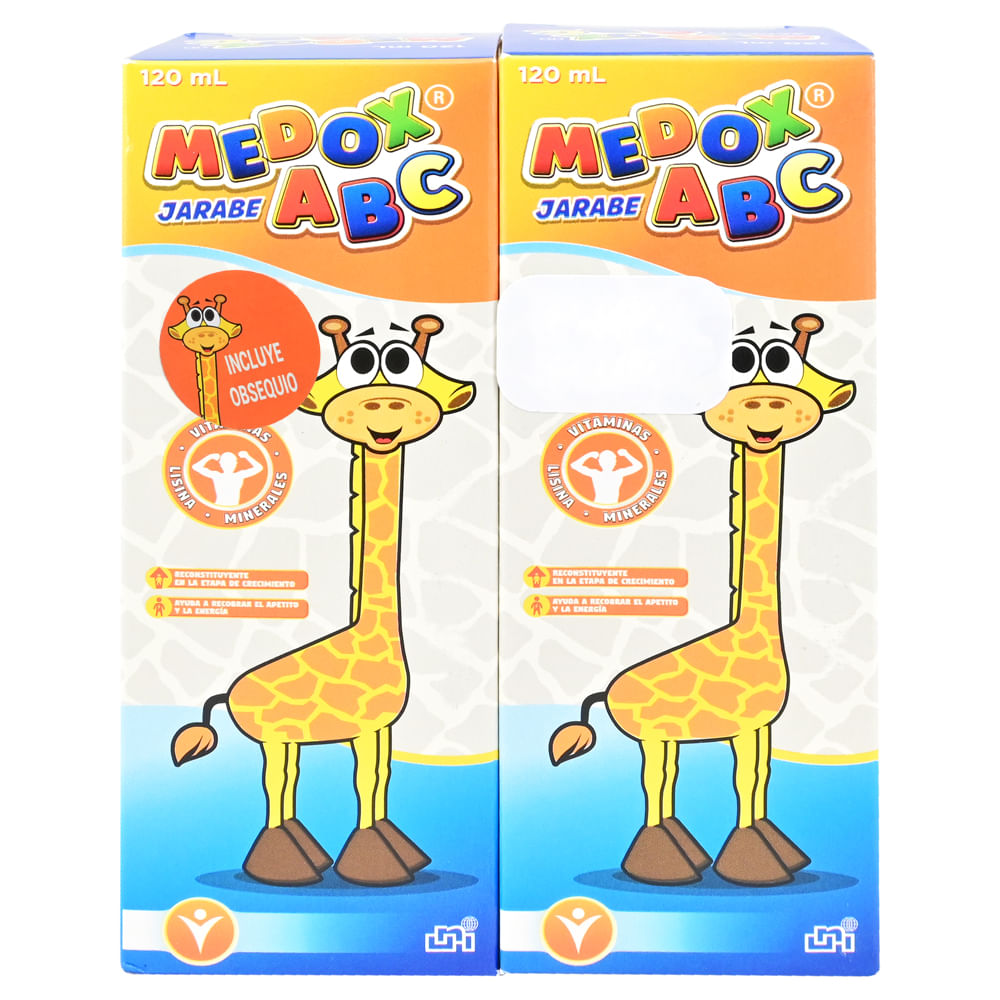 Medox Abc Pack Jarabe 120ml X2+Bolso - Farmacias Medicity