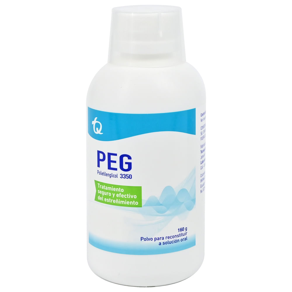 Peg 3350 Polvo 100 g Polvo 160 g - Farmacias Medicity
