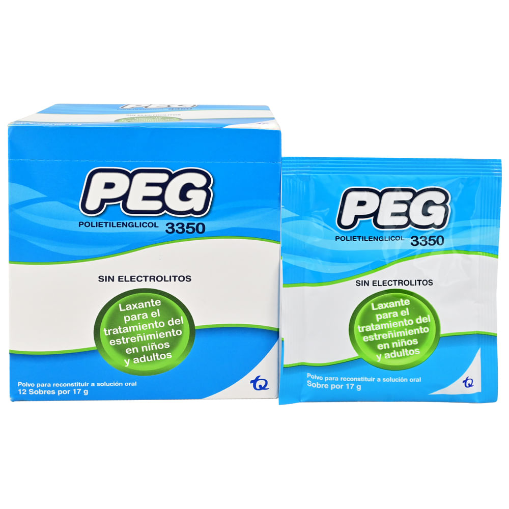 Peg 3350 Granulado En Sobre 17g Caja 12 Unidades - Farmacias Medicity