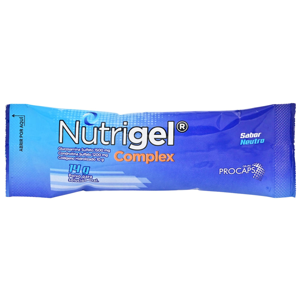 Nutrigel Complex Polvo Para Solución Sabor Neutro Caja 30 Unidades ...