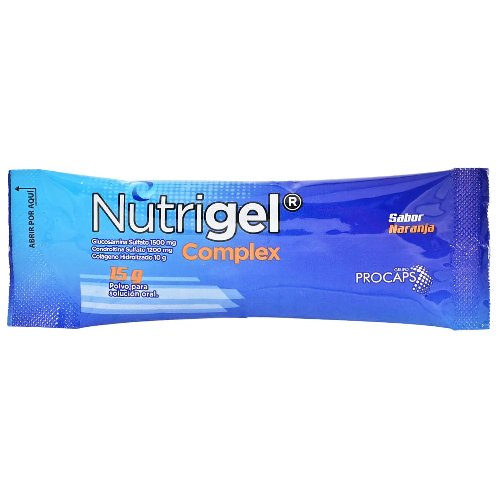 Nutrigel Complex Polvo Para Solución Oral Sabor Naranja Caja 30 Unidades - Farmacias Medicity