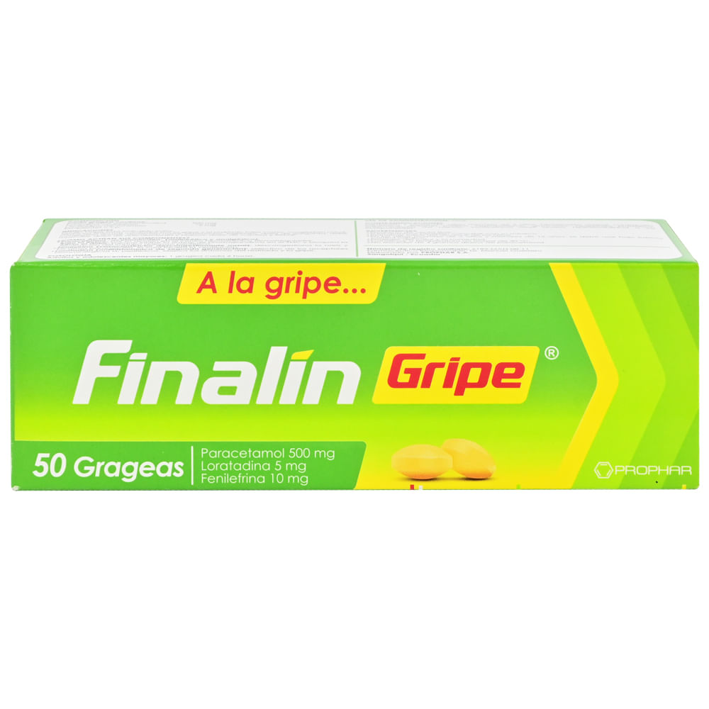 Finalin Gripe Grageas Caja con 50 Unidades - Farmacias Medicity