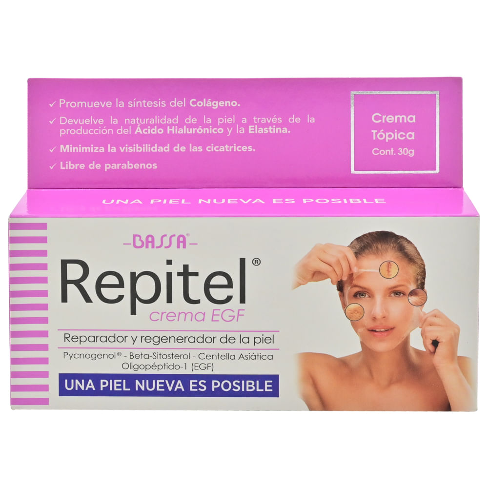 Repitel Crema Egp Regen Piel Caja 30 g - Farmacias Medicity