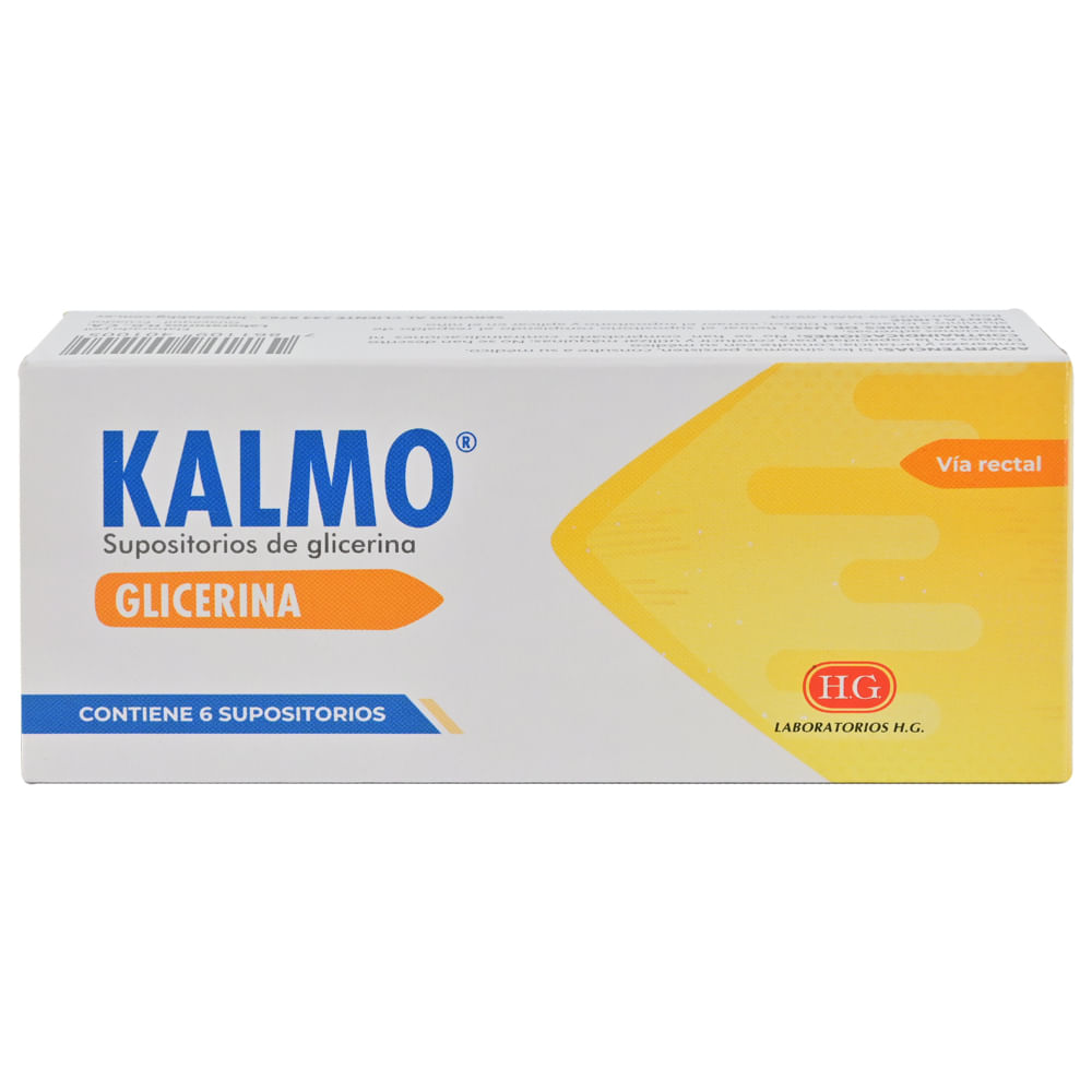 Kalmo Niños Supositorio Rectal Glicerina Caja 6 Unidades - Farmacias ...
