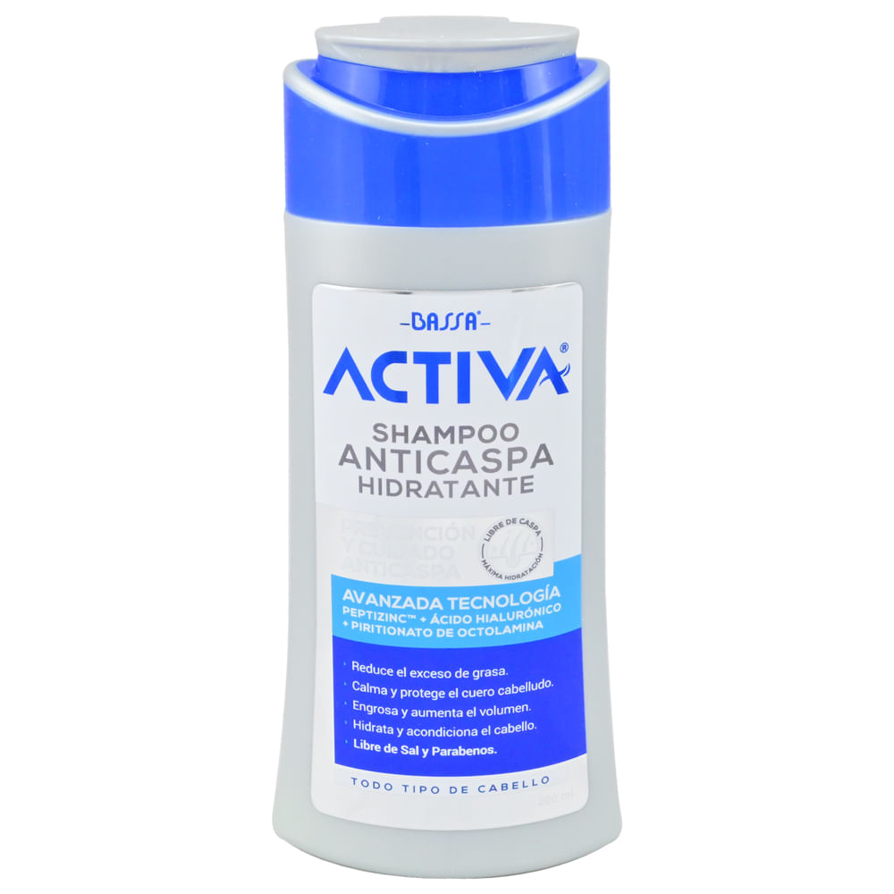 Bassa Activa Shampoo Anticaspa Frasco 200 ml - Farmacias Medicity