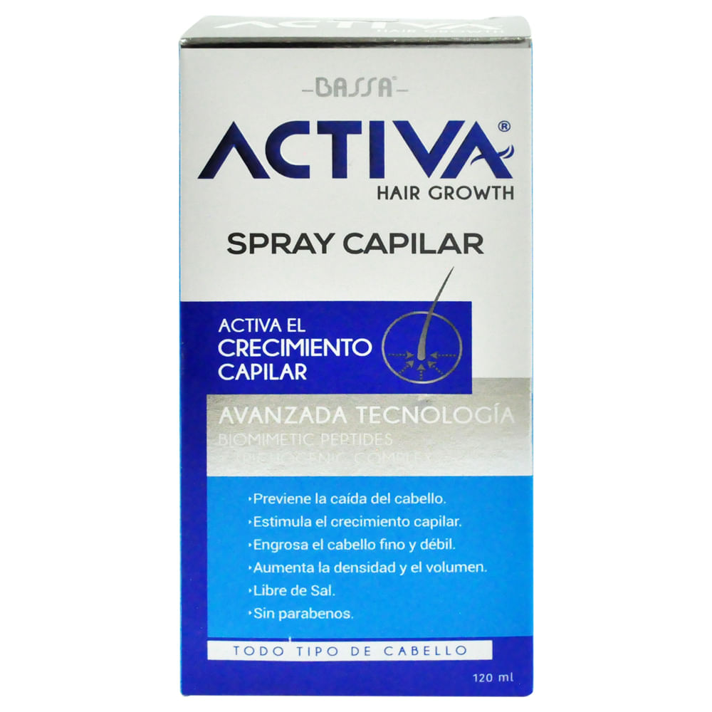 Activa Hair Growth Spray Capilar 120 ml - Farmacias Medicity