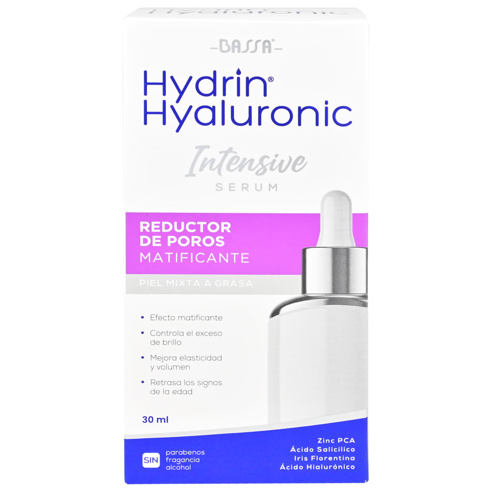 Hydrin Hyaluronic Sérum Reductor Poros 30 ml - Farmacias Medicity