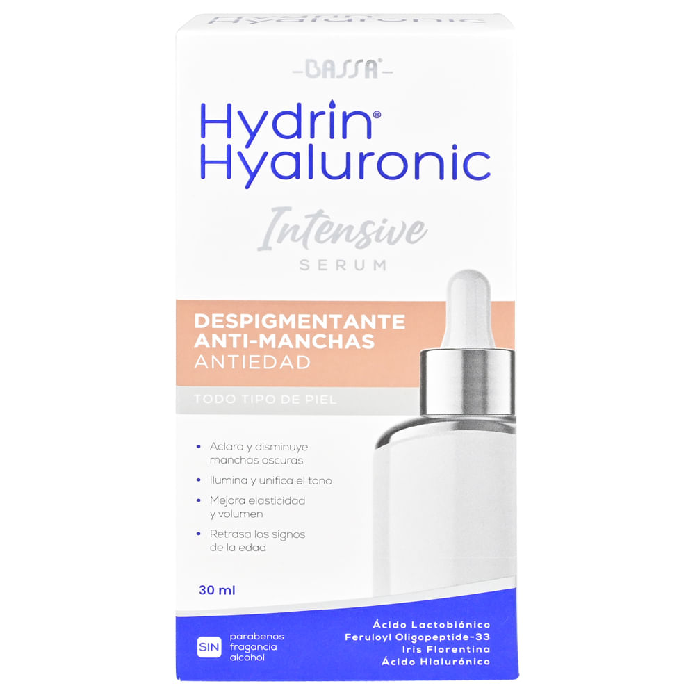 Hydrin Hyaluronic Sérum Despigmentante 30 ml - Farmacias Medicity