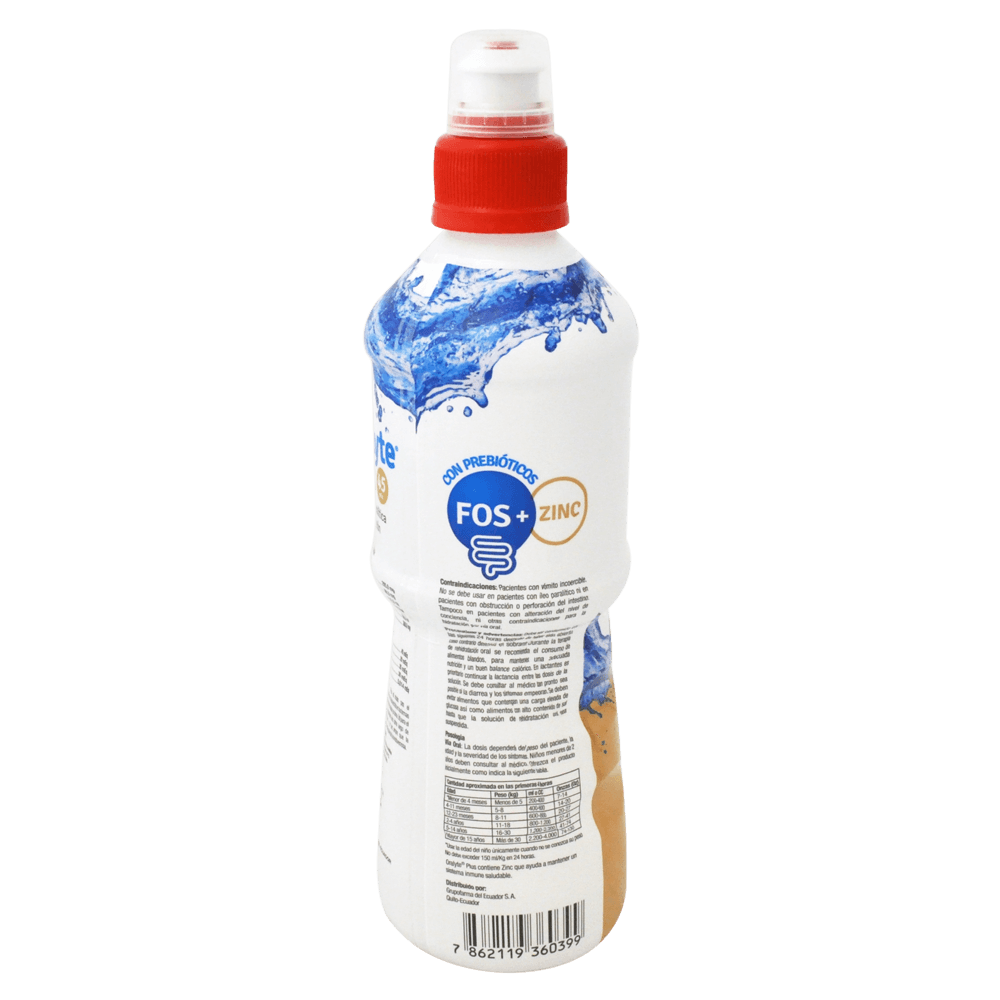 Oralyte 45 Plus Solución Coco Frasco con 400 mL - Farmacias Medicity