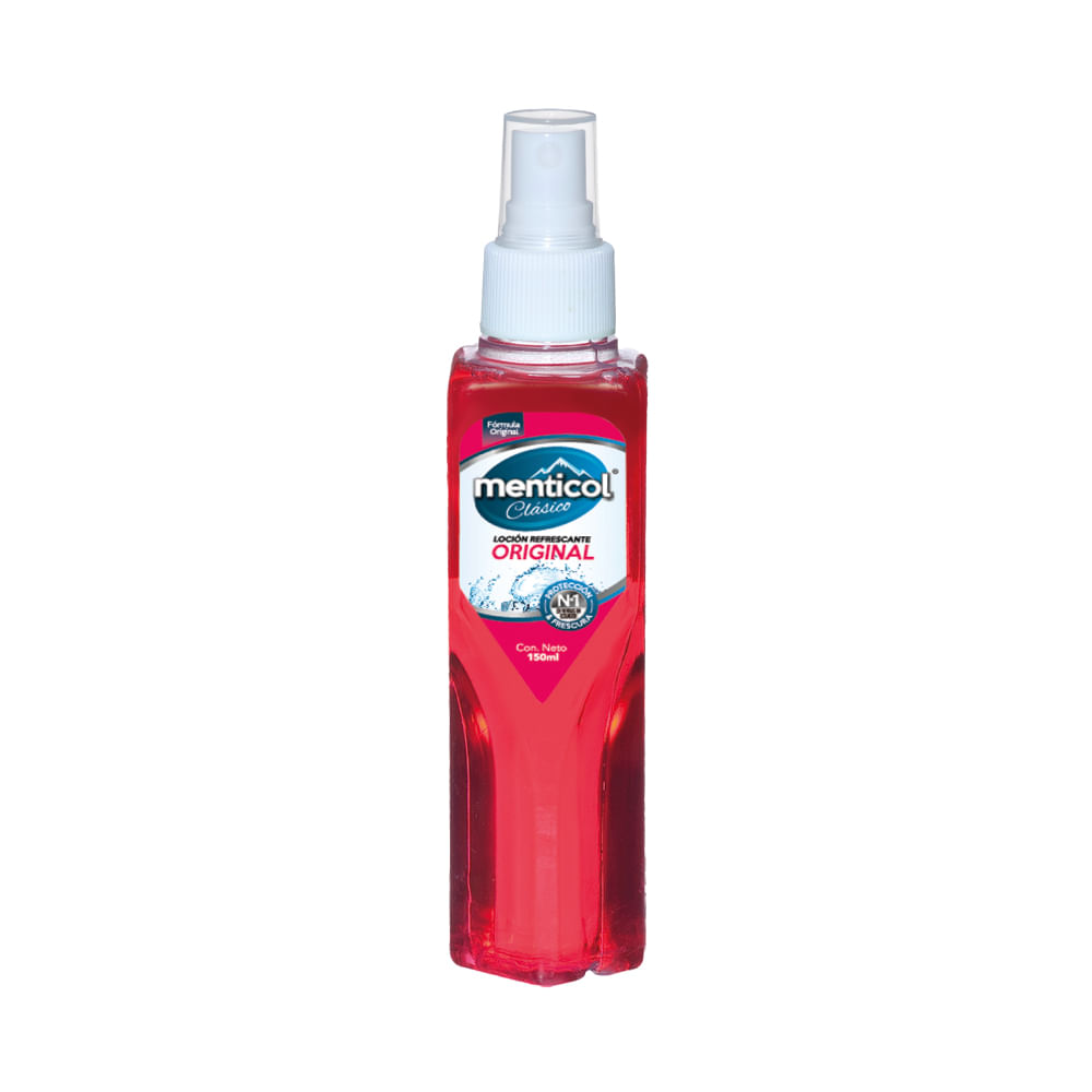 Menticol Loción Rojo Original Spray 150 ml - Farmacias Medicity