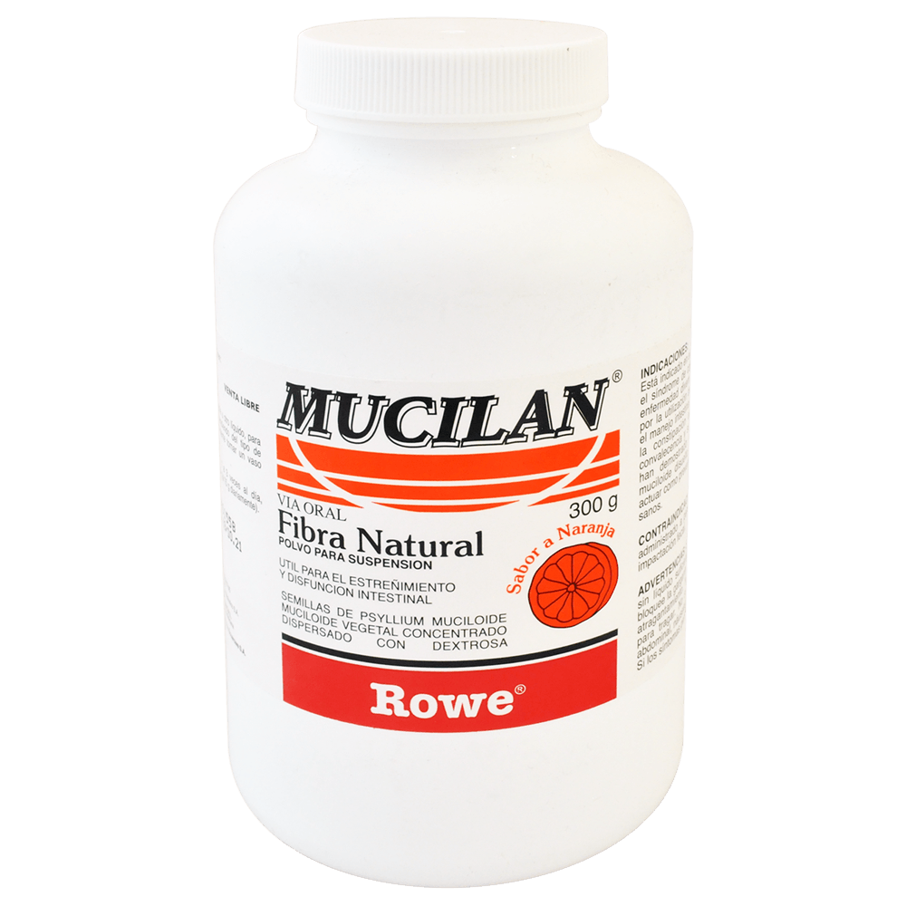 Mucilan Polvo Para Suspensión Naranja Frasco 300 g - Farmacias Medicity