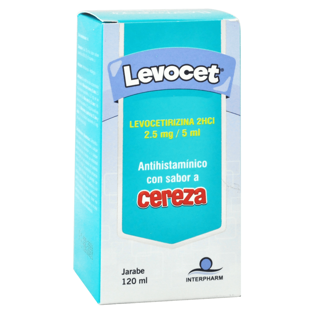 Levocet Solución Oral 2.5mg/5ml Cereza Frasco 120 ml - Farmacias Medicity