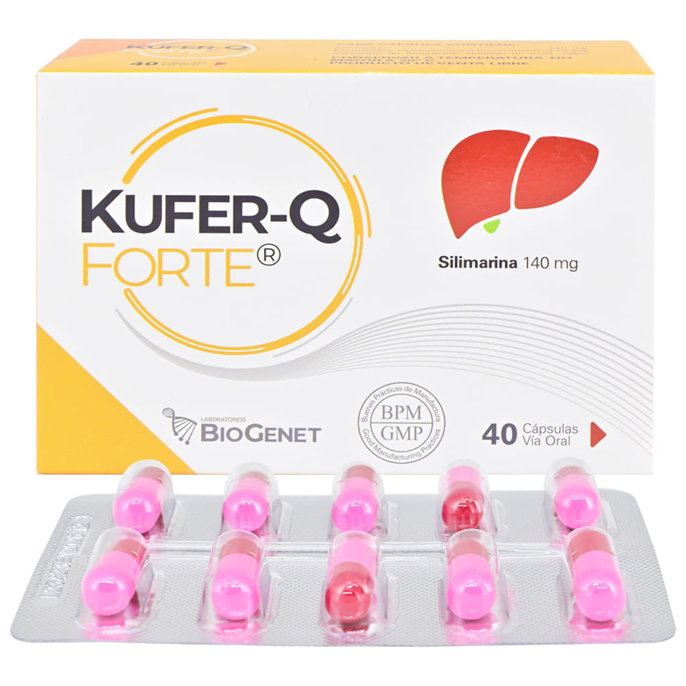 Kufer Q Forte Cápsulas 140 mg Caja 40 Unidades - Farmacias Medicity