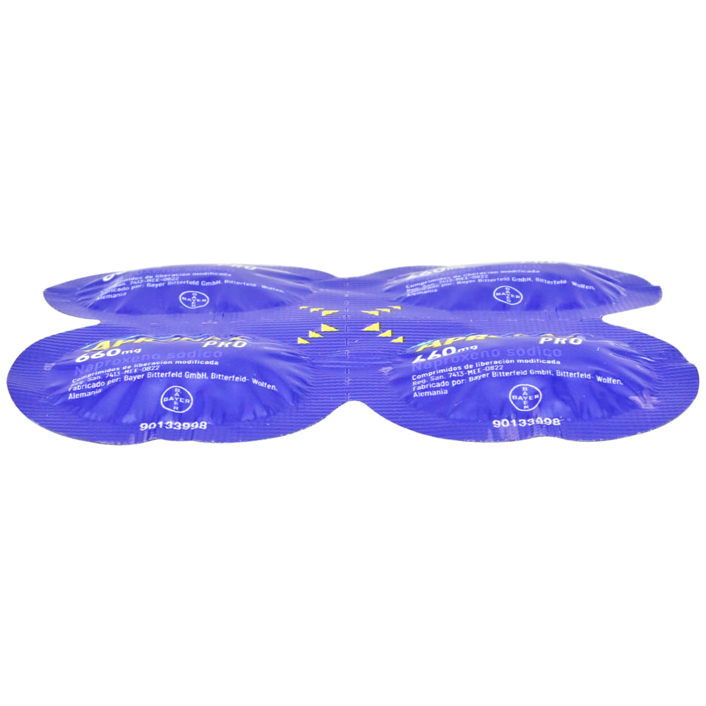 Apronax Pro Tableta De Liberación Modificada 660 mg Caja 16 Unidades ...