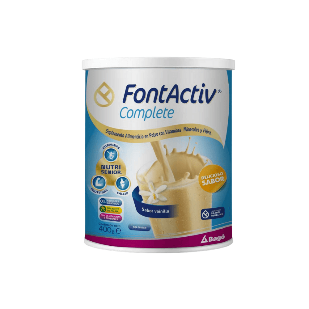 Fontactiv Complete Vainilla Lata 400g - Farmacias Medicity
