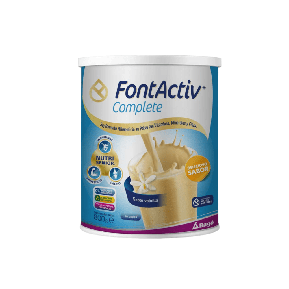 Fontactiv Complete Vainilla Lata 800g - Farmacias Medicity