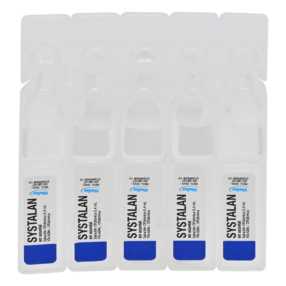 Systalan En Ocuvial Solución Oftálmica 0.4/0.3% mg Caja 30 Unidades ...