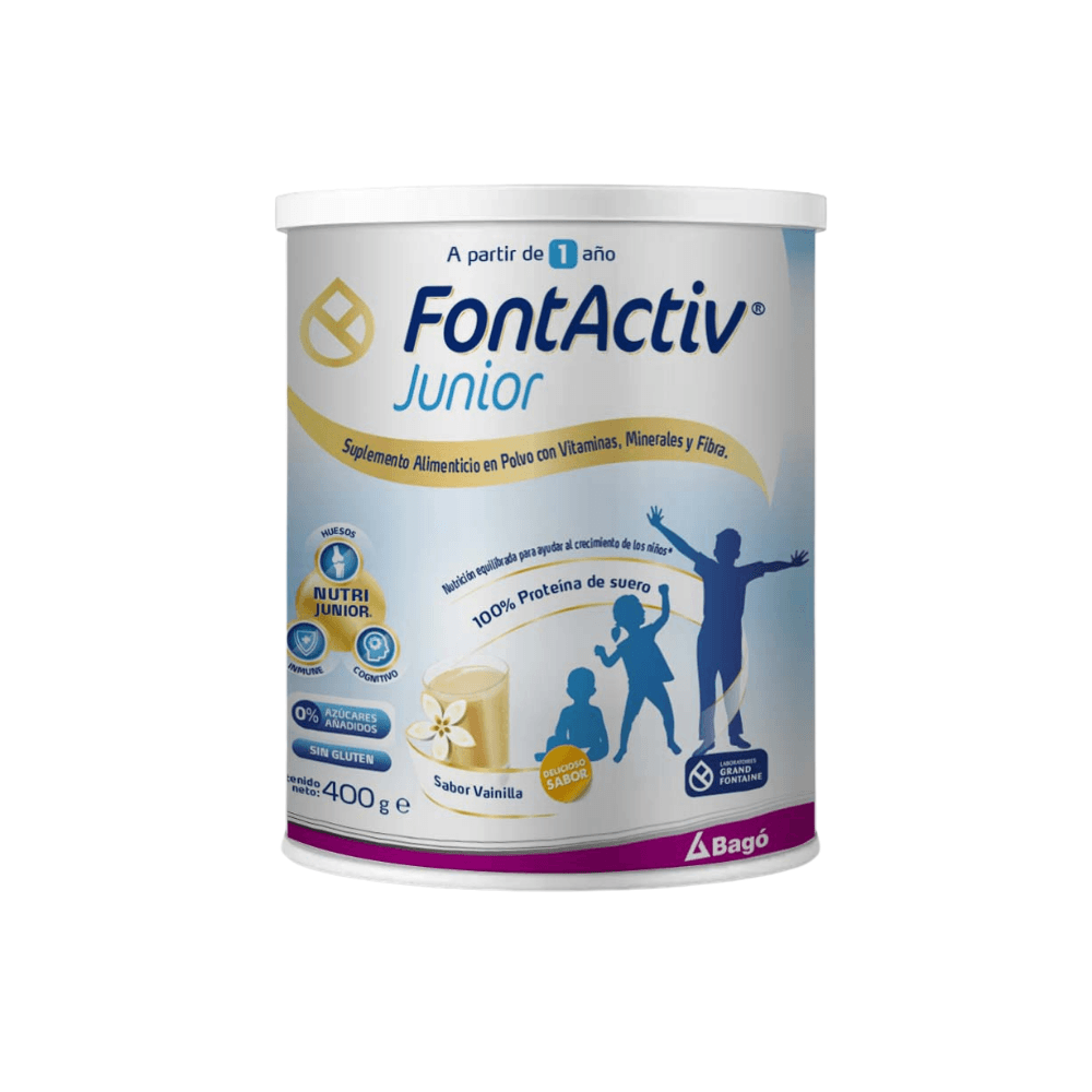Fontactiv Junior Vainilla Lata 400g - Farmacias Medicity