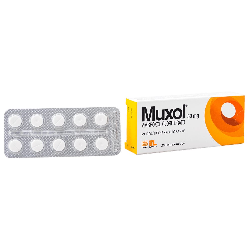 Muxol Comprimidos 30 mg Caja 20 Unidades - Farmacias Medicity