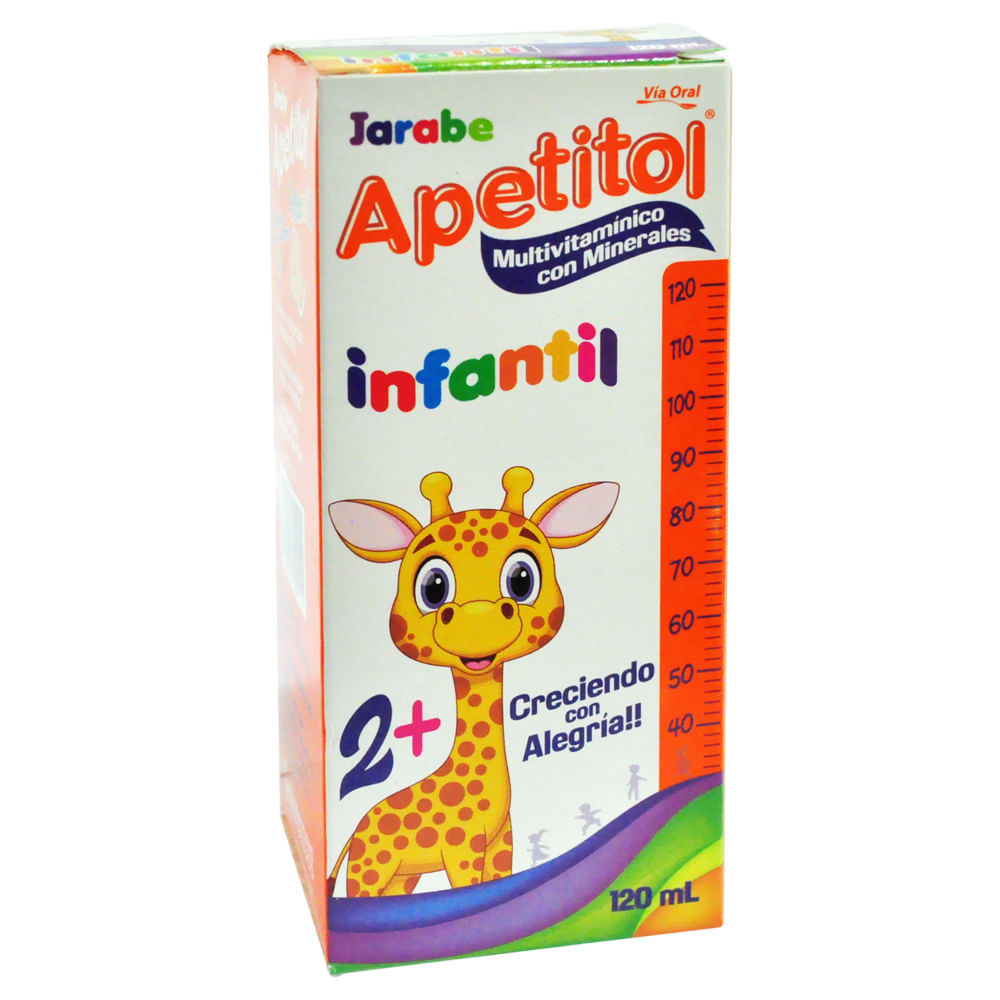 Apetitol Jarabe Infantil Frasco 120 ml - Farmacias Medicity