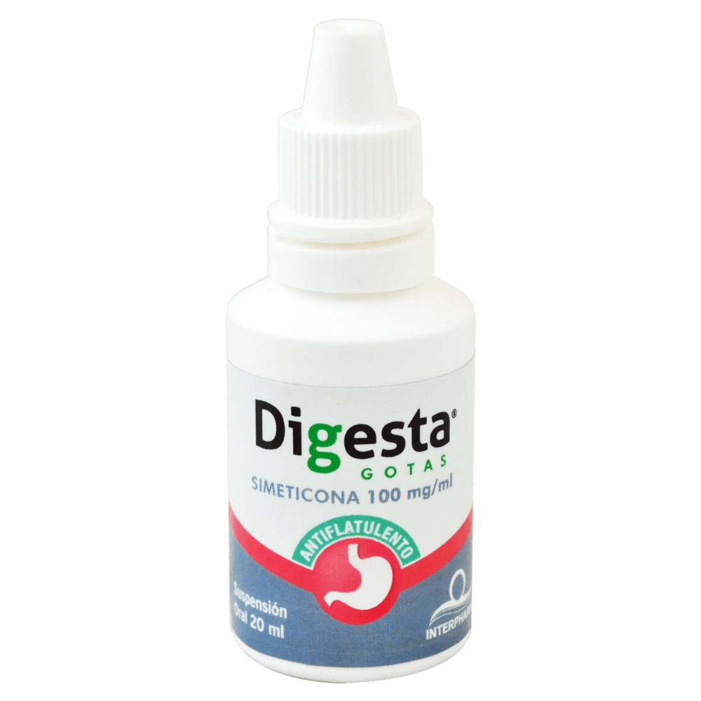 Digesta Gotas Suspensión 100mg/ml Frasco 20 ml - Farmacias Medicity