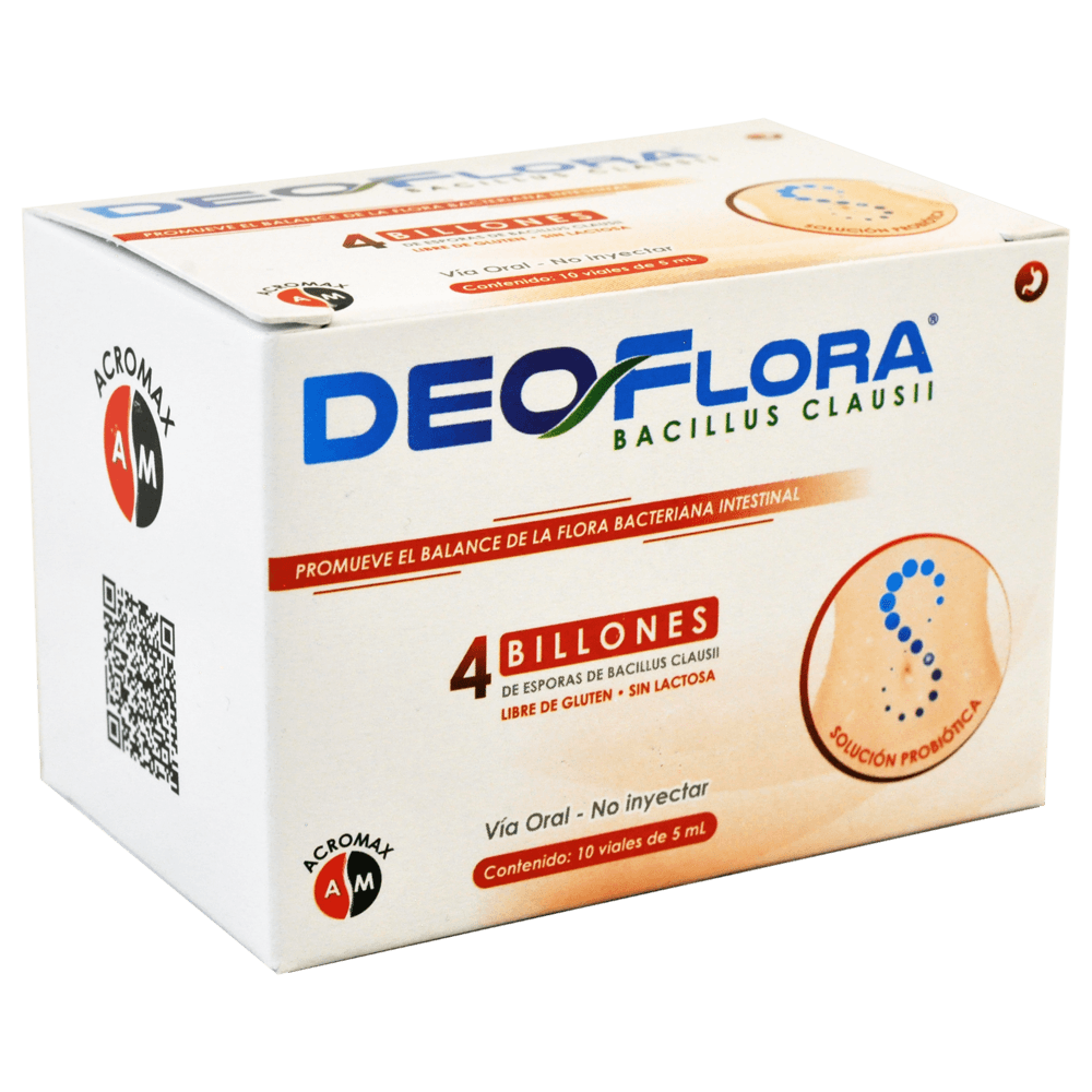 Deoflora Suspensión 4 Billones/5ml Caja 10 Unidades - Farmacias Medicity